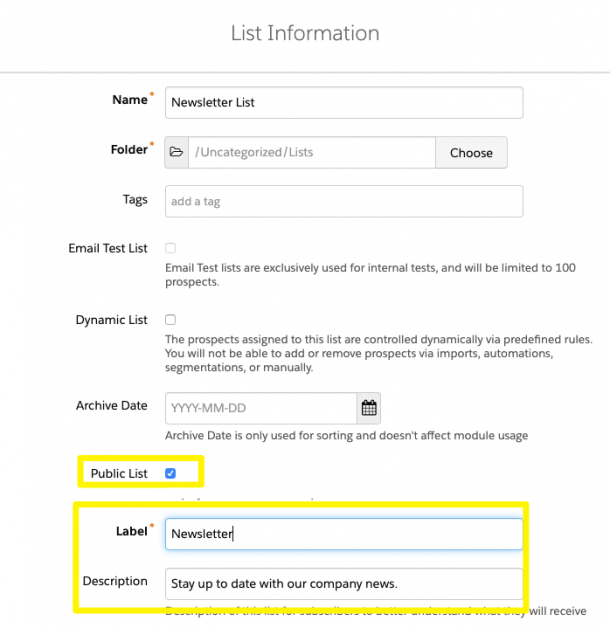 Pardot Email Preference Center Best Practices - Pardot School ...