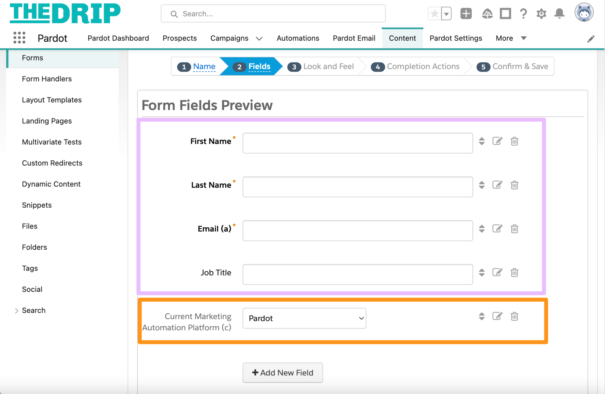 Pardot Progressive Profiling Form Tutorial & Examples - Pardot School ...