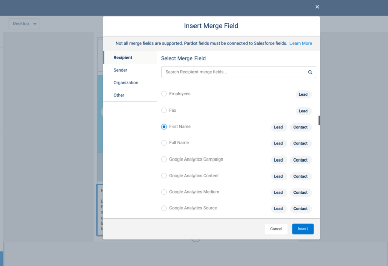 How to Send an Email in Pardot: A Recipe - Pardot School / Marketing ...