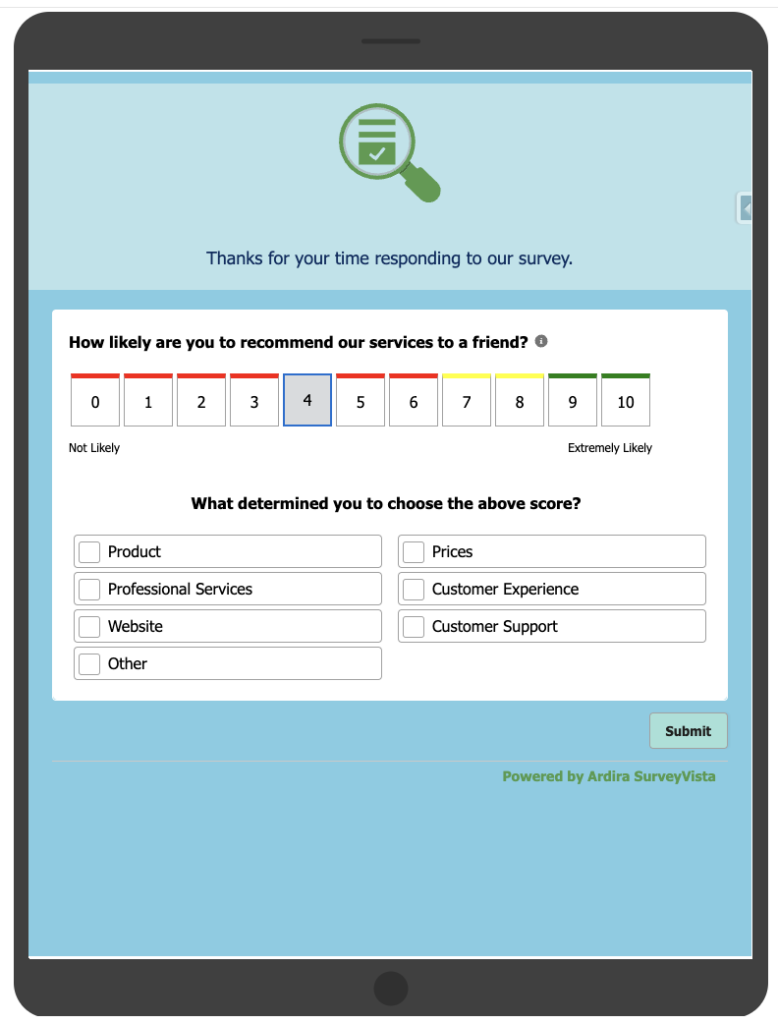 Design, Distribute, Collect, and Analyze Survey Performance Natively in ...