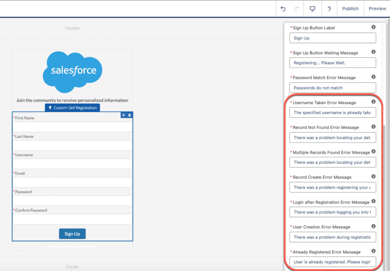How to Customize Self Registration for Salesforce Experience Cloud ...