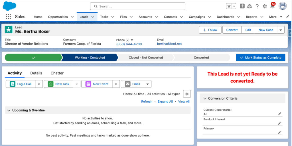 When Should You Convert a Lead to an Opportunity in Salesforce ...