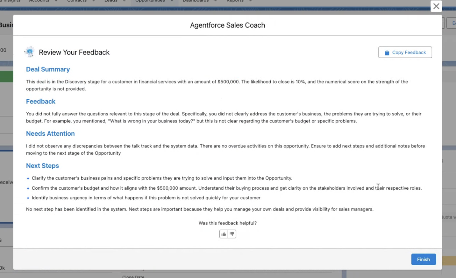Give Every Rep a Dedicated Coach With Agentforce for Sales | Salesforce Ben
