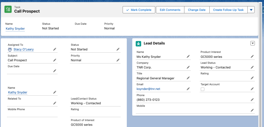 How to Get Lead or Contact Data on to Salesforce Activities ...