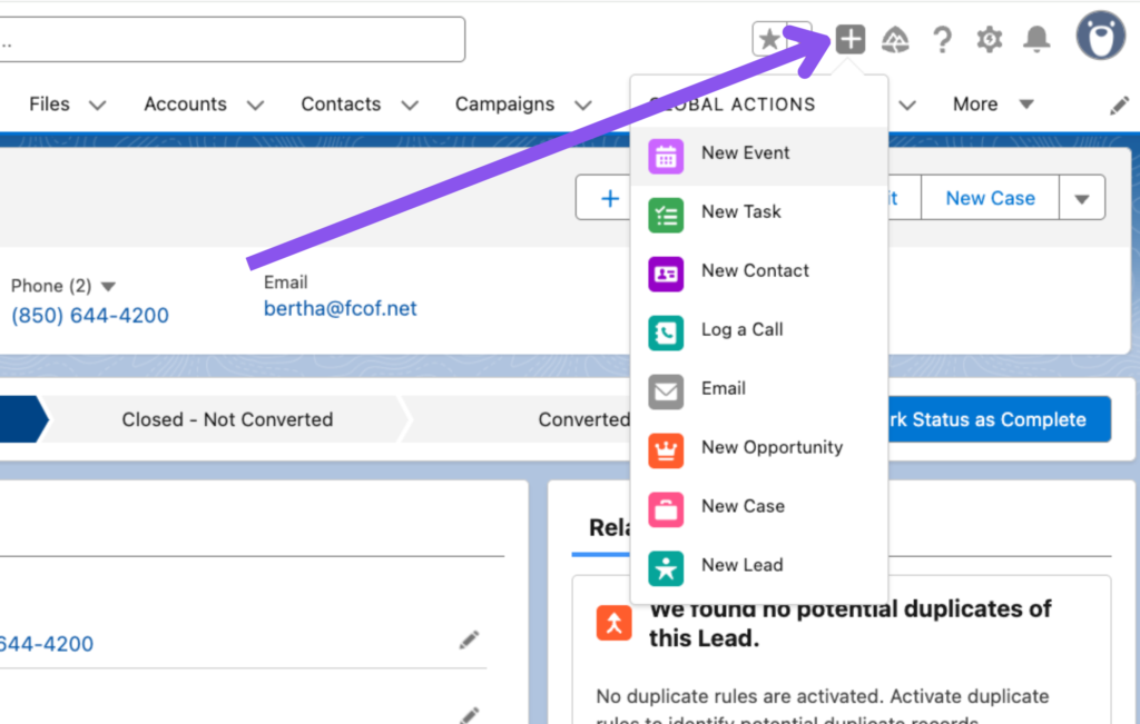 Top 5 Salesforce Global Actions You Should Set Up Now | Salesforce Ben