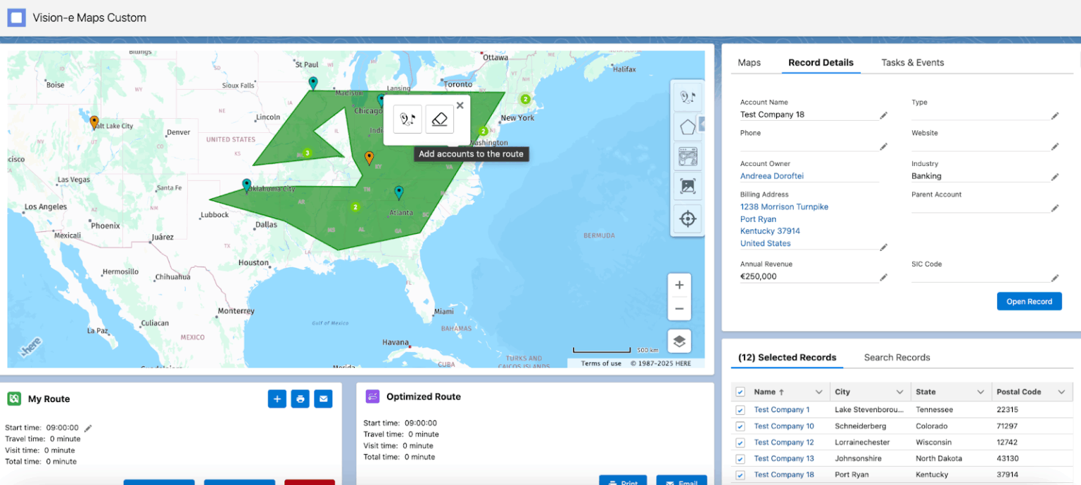 Optimize Travel Time and Territory Planning With Interactive Maps in ...