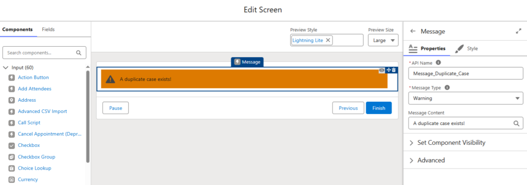 Meet the Flow Message Screen Component (and Why You’ll Use It ...
